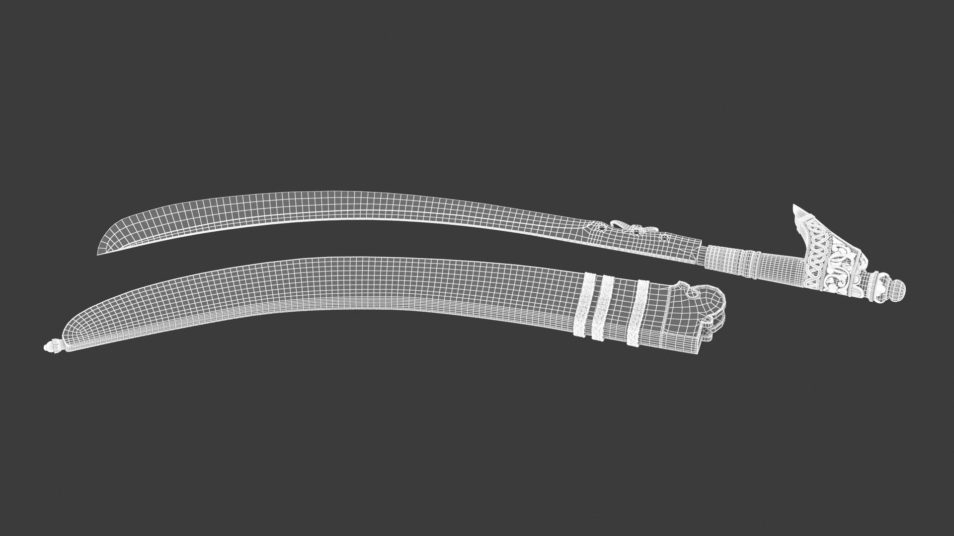 Niabor Sword 3D model - TurboSquid 1760567
