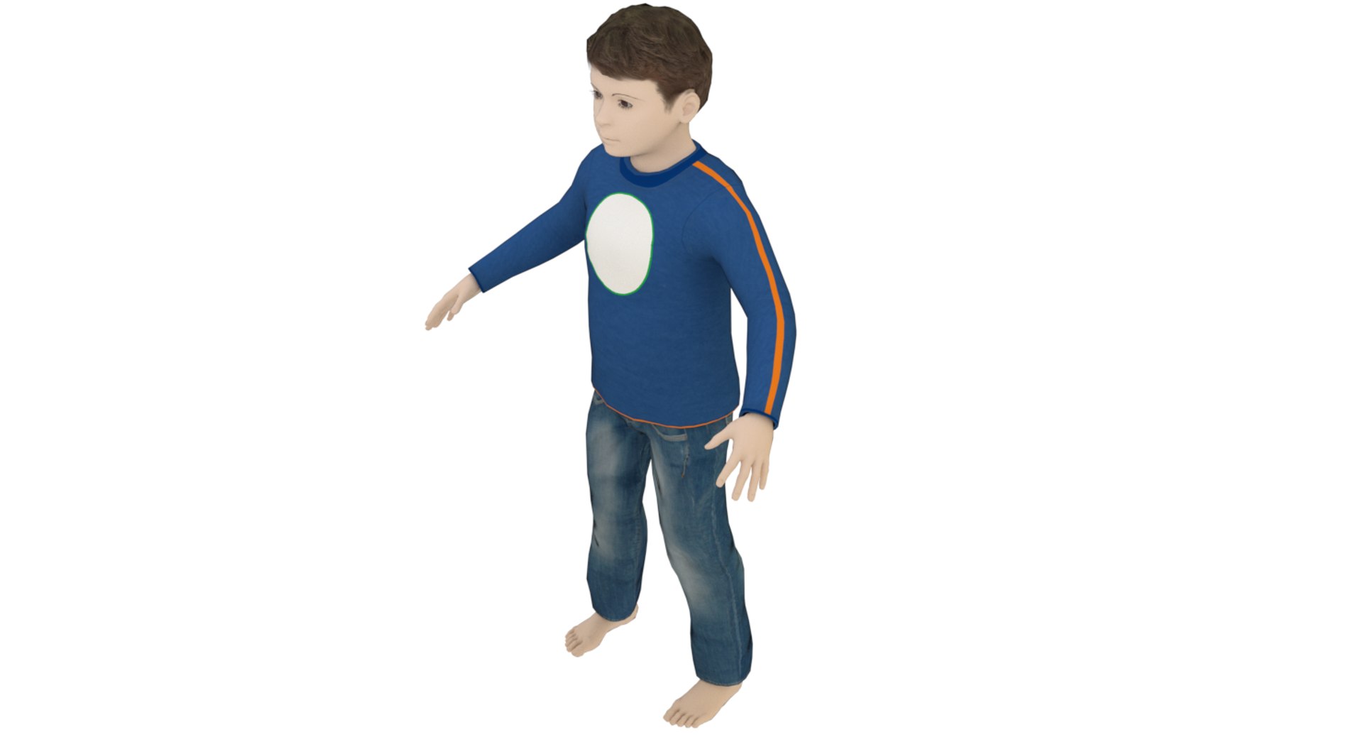 3D Model Blender Boy Years Old - TurboSquid 1352495