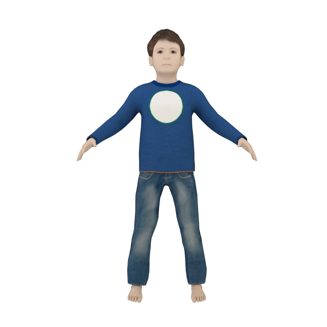 3D Model Blender Boy Years Old - TurboSquid 1352495