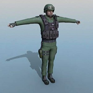 Soldier Mesh 3D Models for Download | TurboSquid