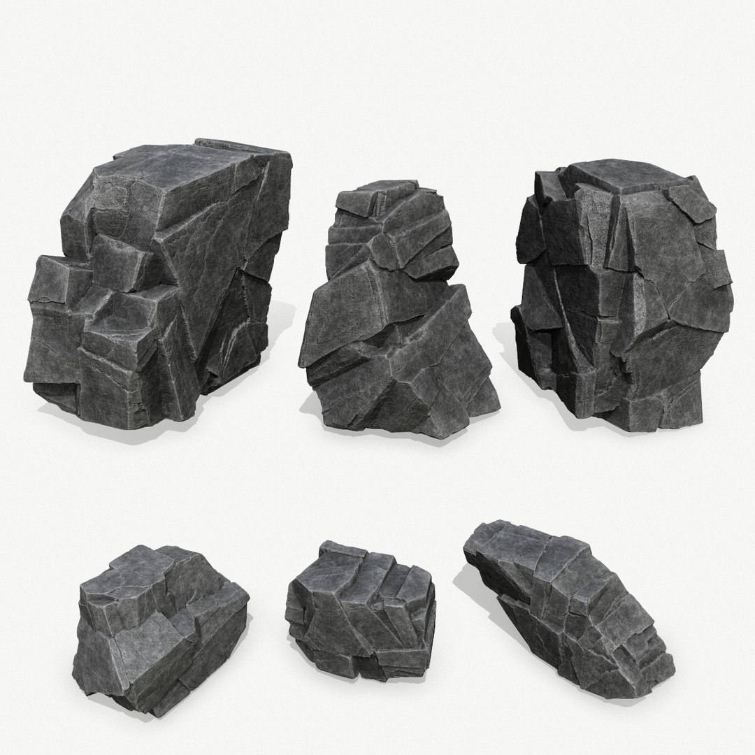 3D Model Rocks - TurboSquid 1889427