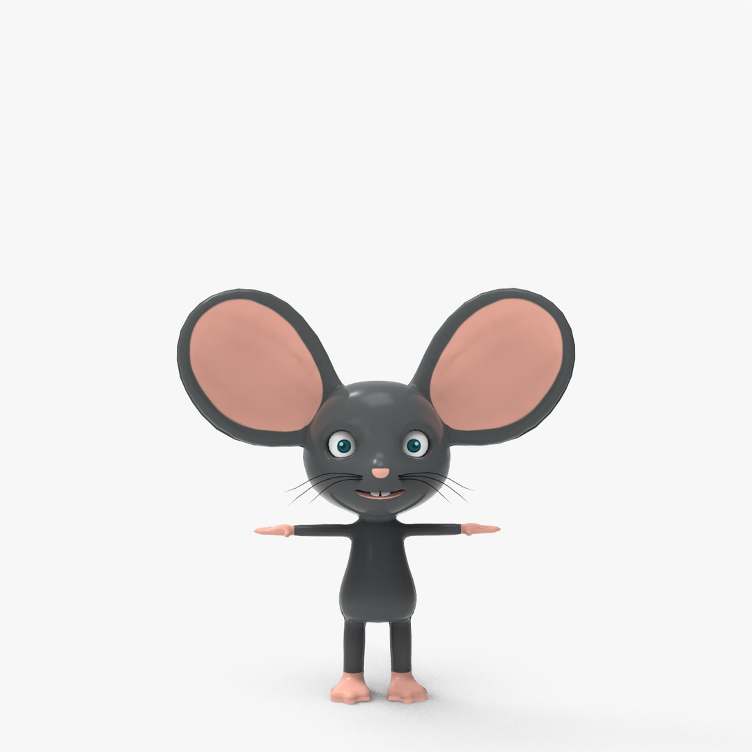 Cartoon Rat Rigged 3D model - TurboSquid 2068130