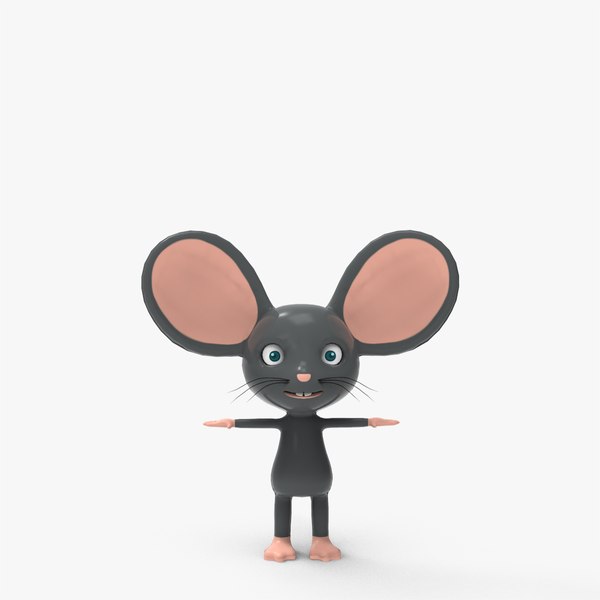 modelo 3d Cartoon Rat Rigged - TurboSquid 2068130