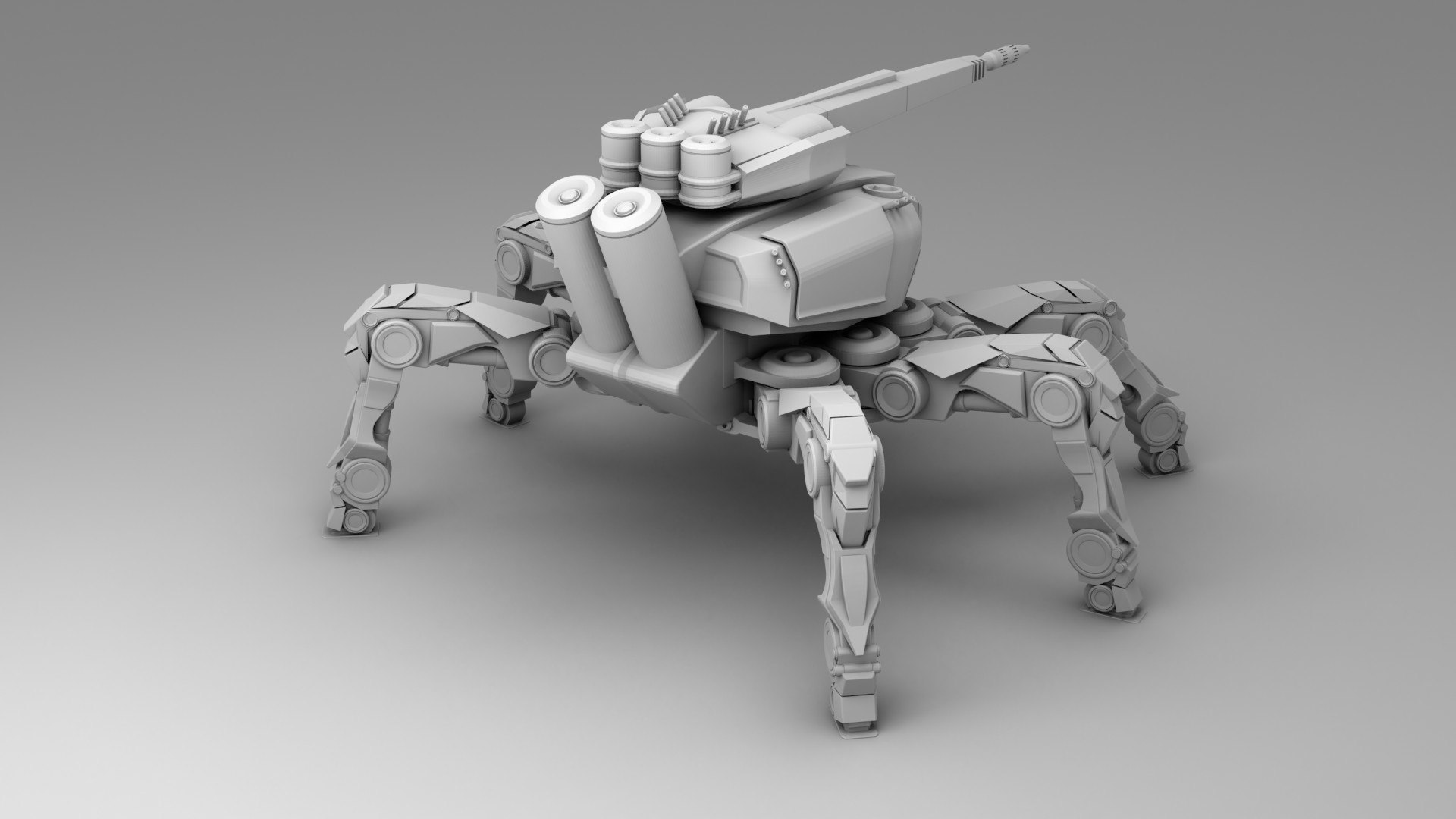3D Robot Spider Model - TurboSquid 1668258