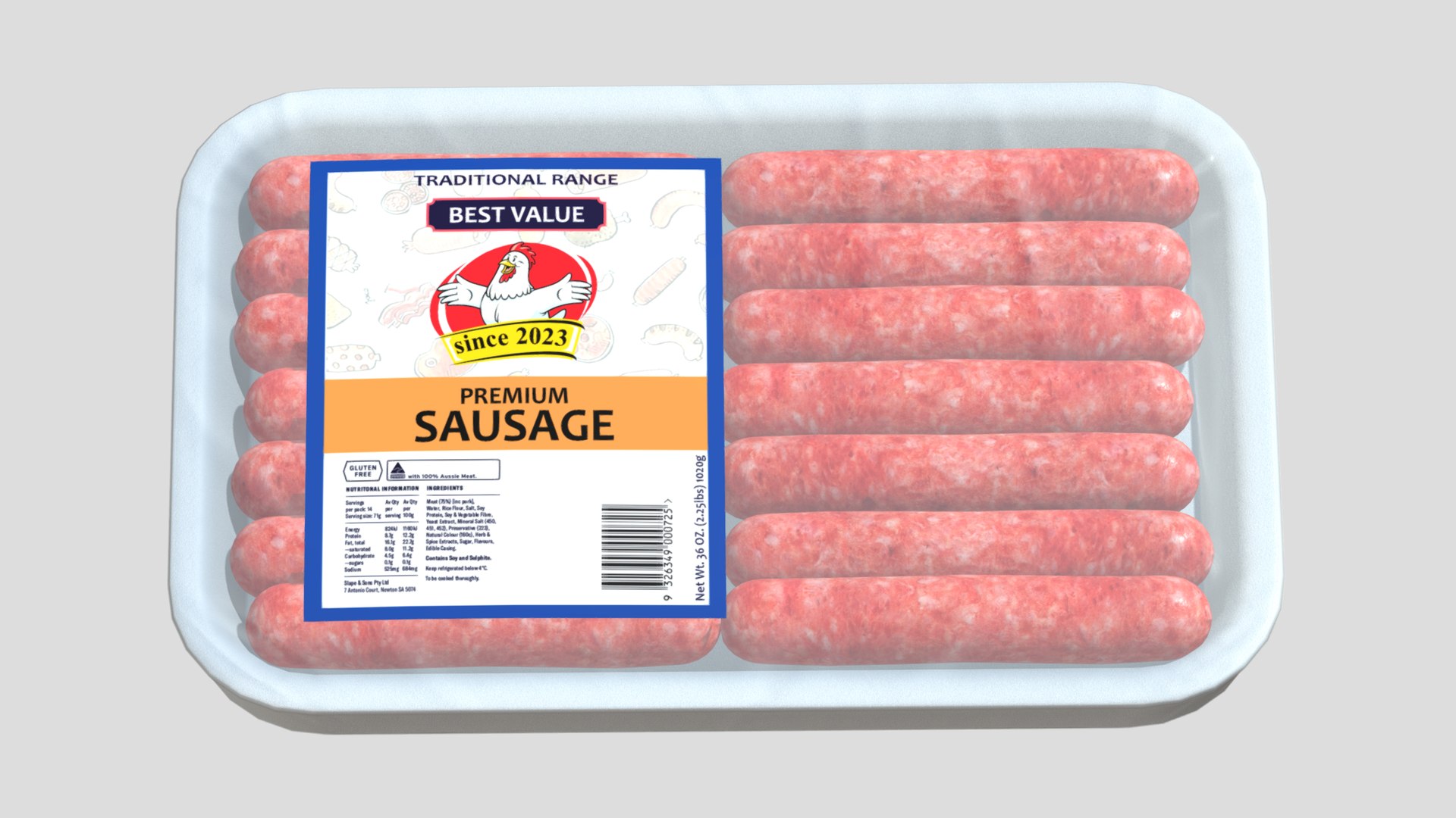 3D Model Sausages Pack Low Poly - TurboSquid 2279287