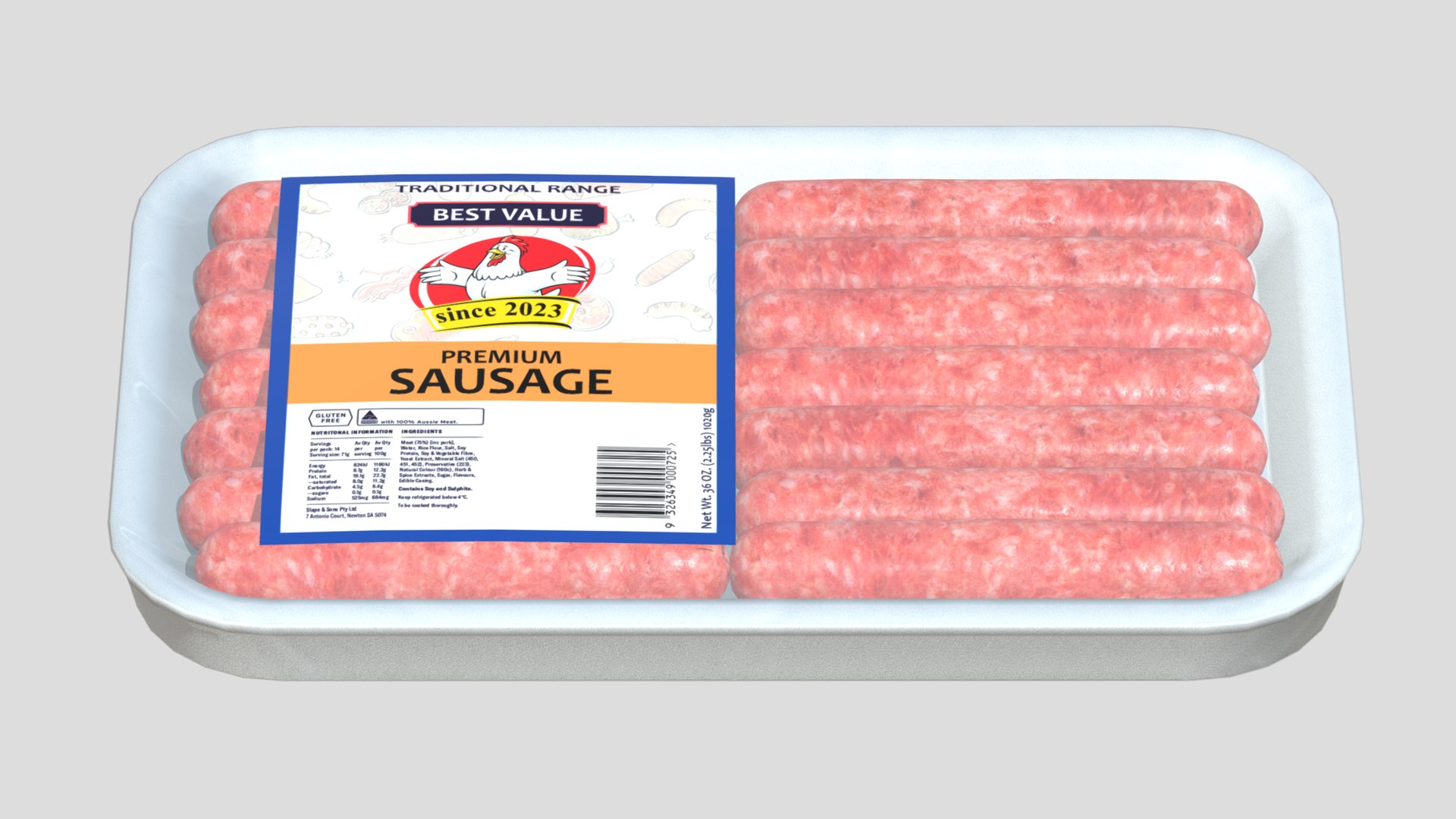 3D Model Sausages Pack Low Poly - TurboSquid 2279287