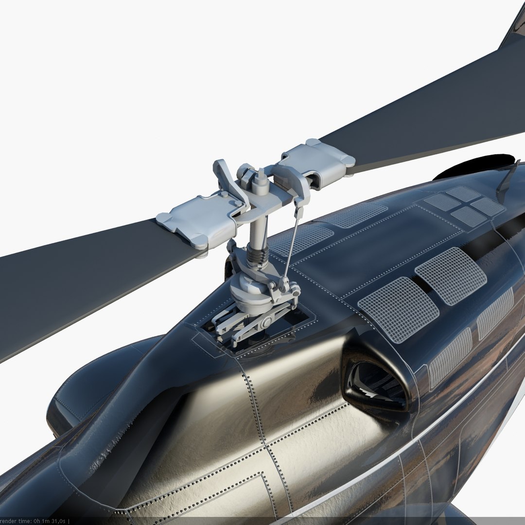 3d Bell 222 Model