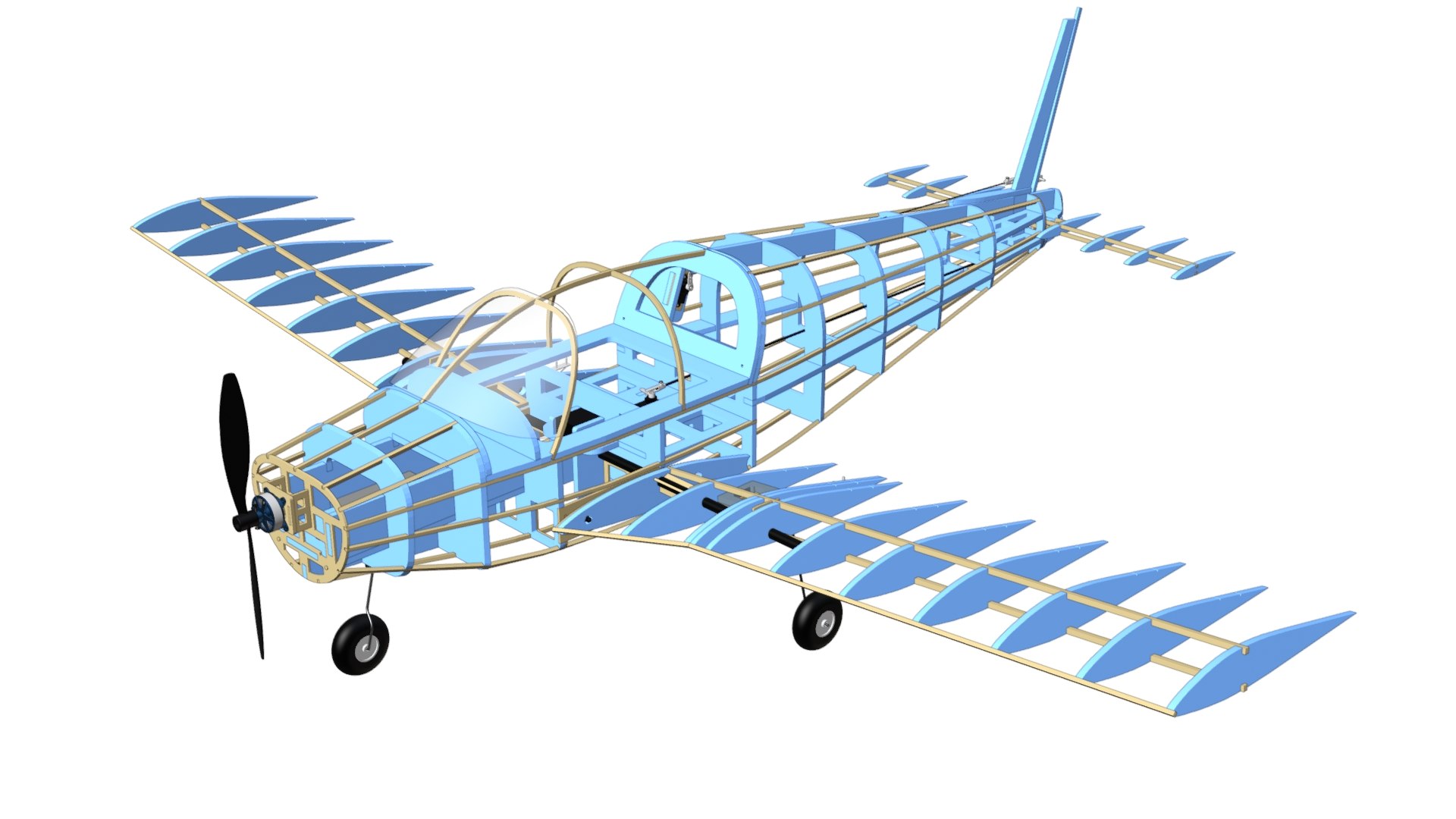 Piper PA-28 Cherokee RC Plane 3D Model 3D Model - TurboSquid 2316312