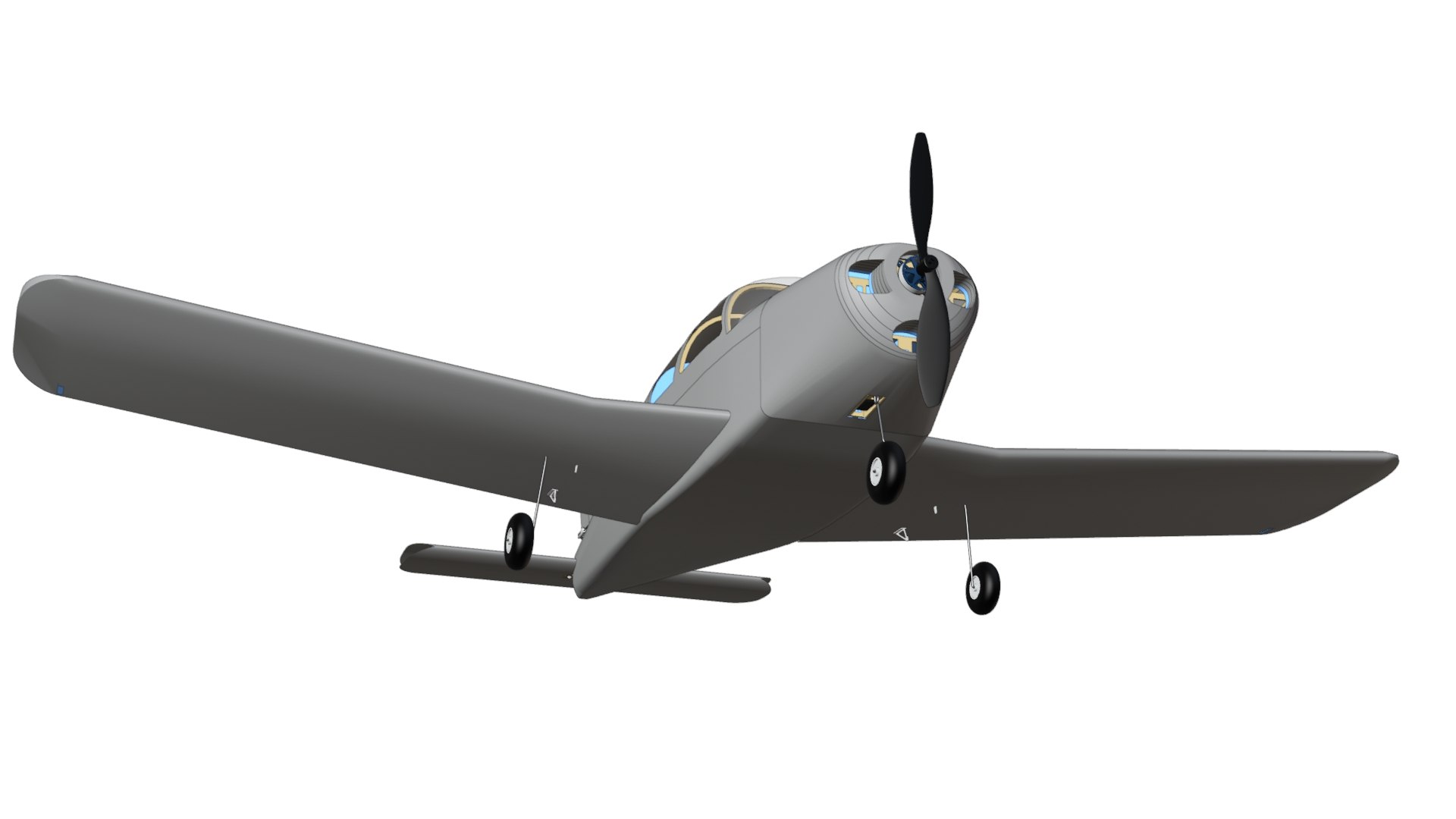 Piper PA-28 Cherokee RC Plane 3D Model 3D Model - TurboSquid 2316312