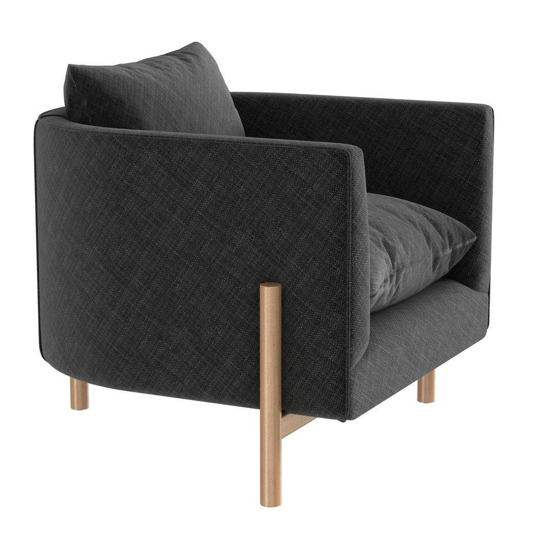 Verellen furniture Sullivan Club Chair model - TurboSquid 1971205