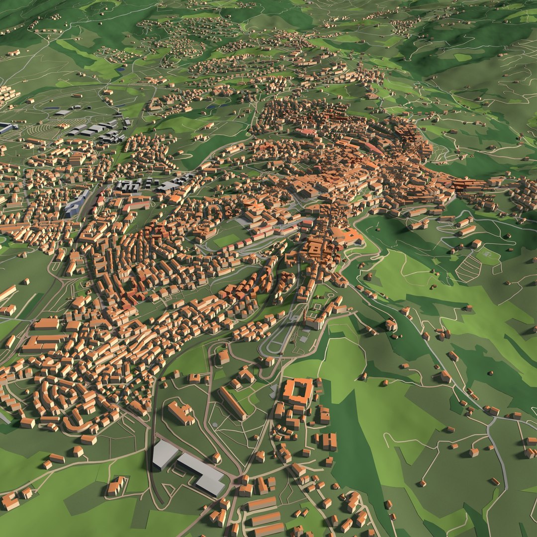 Perugia Italy - City And Urban Model - TurboSquid 2351489
