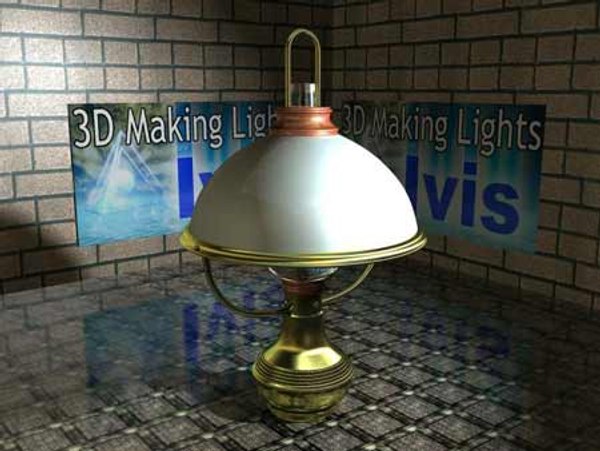 3d model -table lamp