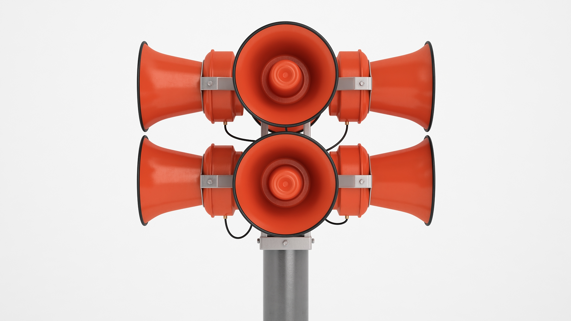 Outdoor Warning Siren Model - TurboSquid 1438781