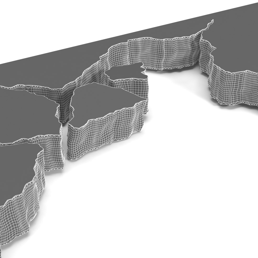 Cracked Wall Model - TurboSquid 1632512