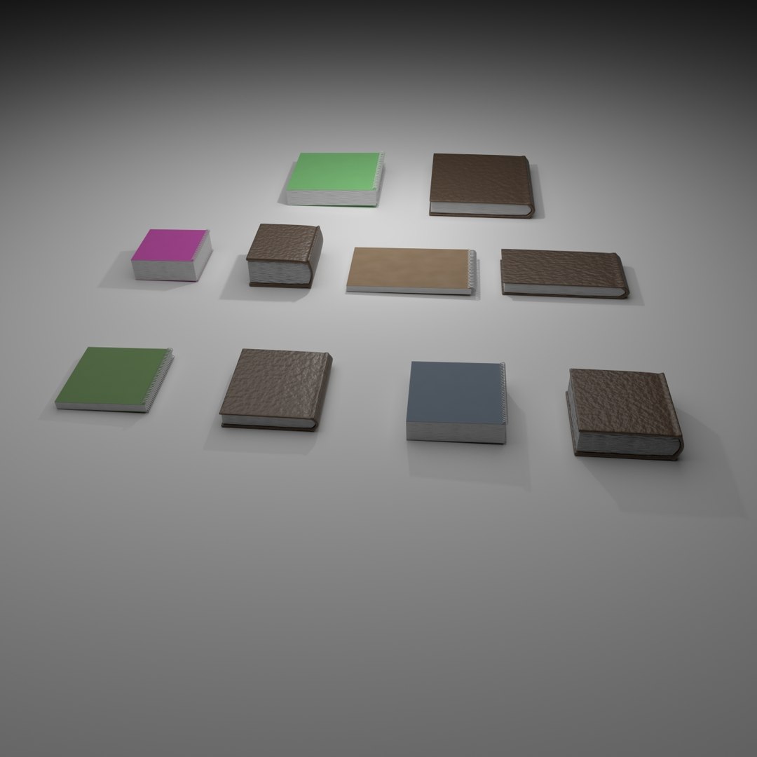 3d Model Books Collections