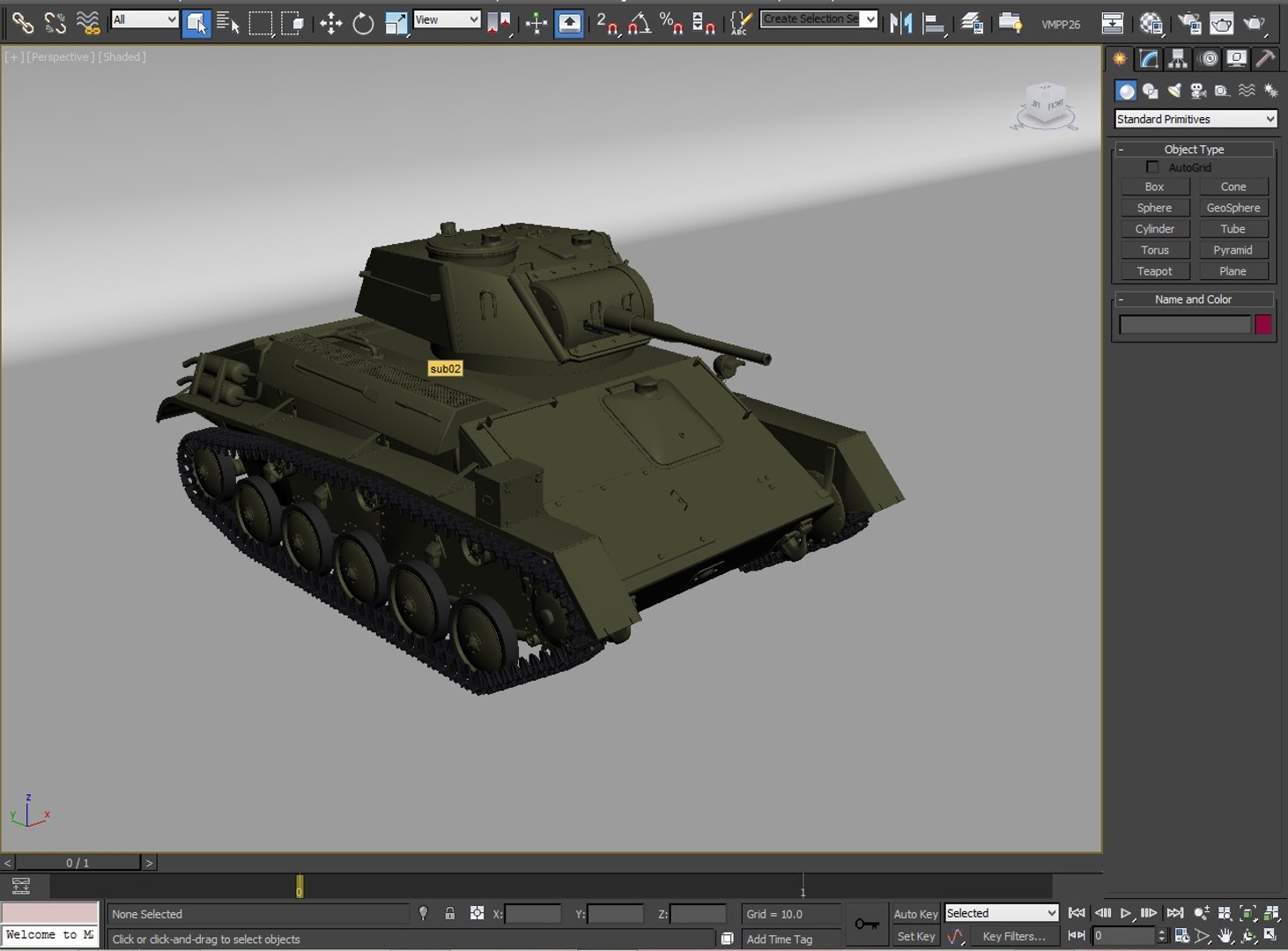 T 80 Tank 3d Model