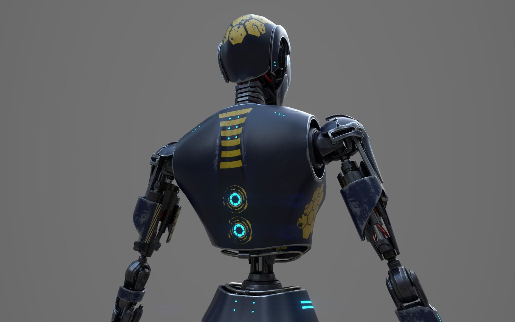 3D Robot Ledi001 Woman - TurboSquid 1431660