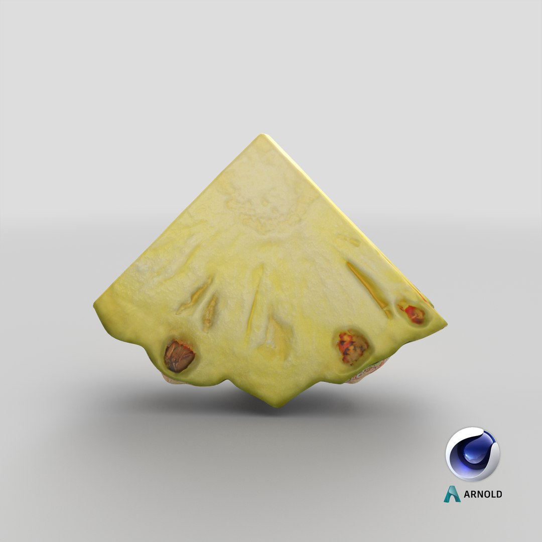 3D Pineapple Slice 3 - TurboSquid 2099843