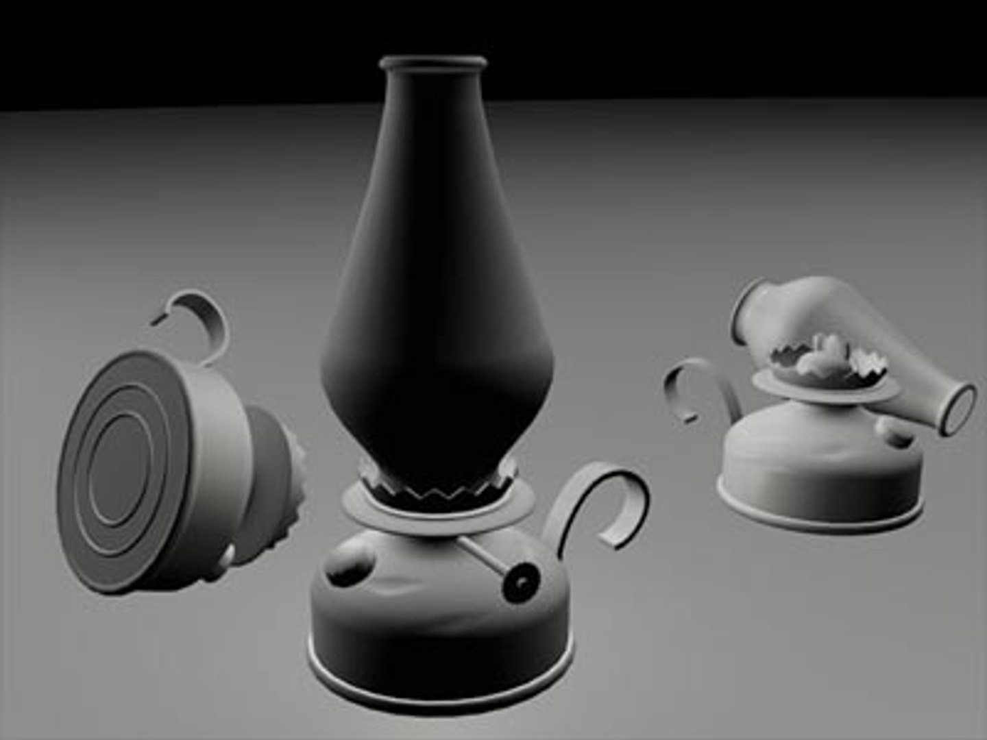 3d Model Oil Lamp Drs