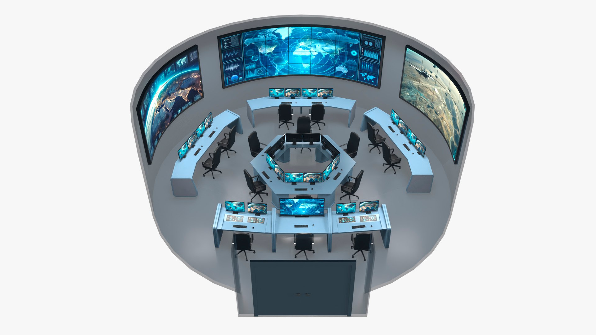 3D Military Command Center - TurboSquid 2267056