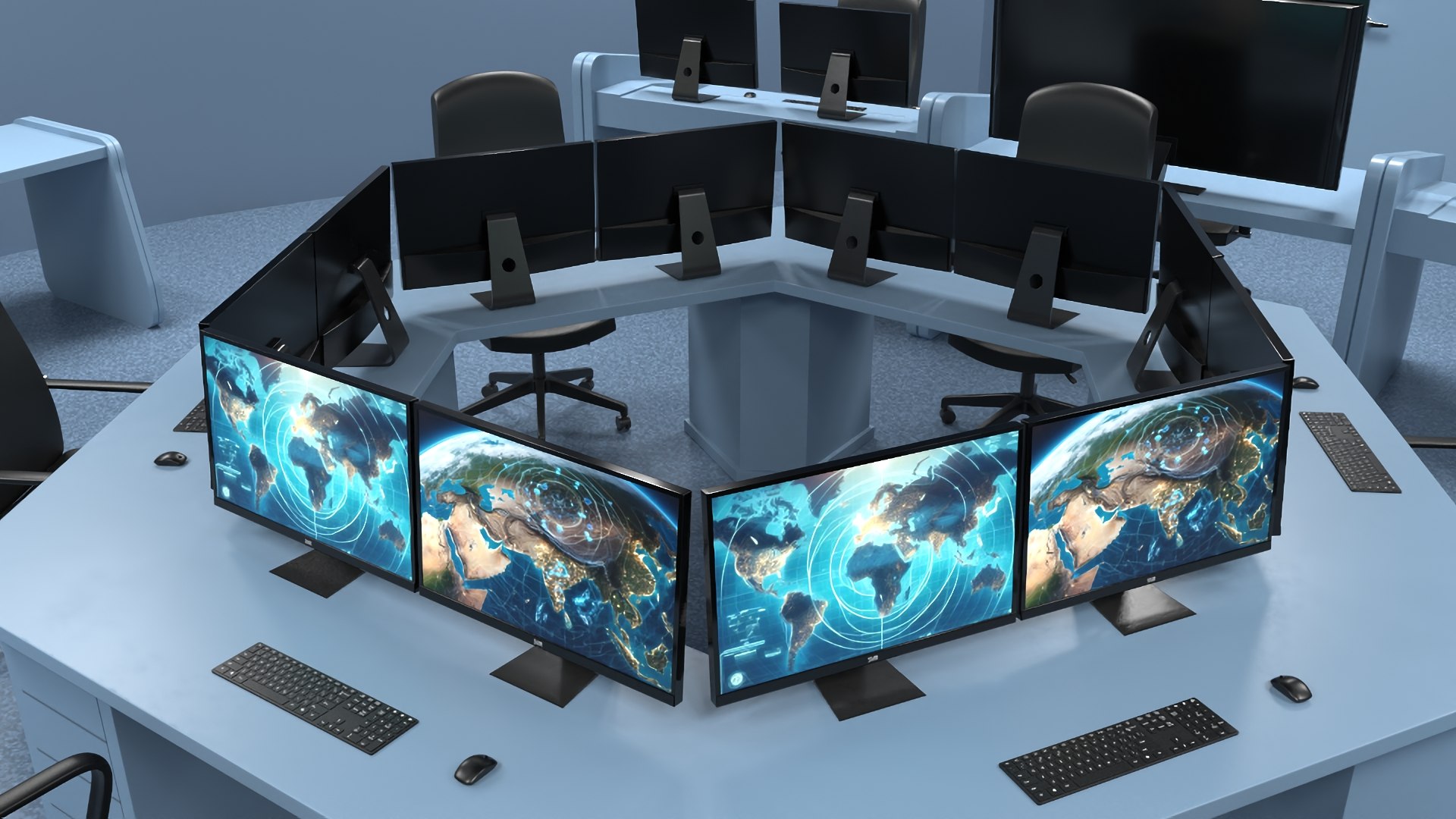 3D Military Command Center - TurboSquid 2267056