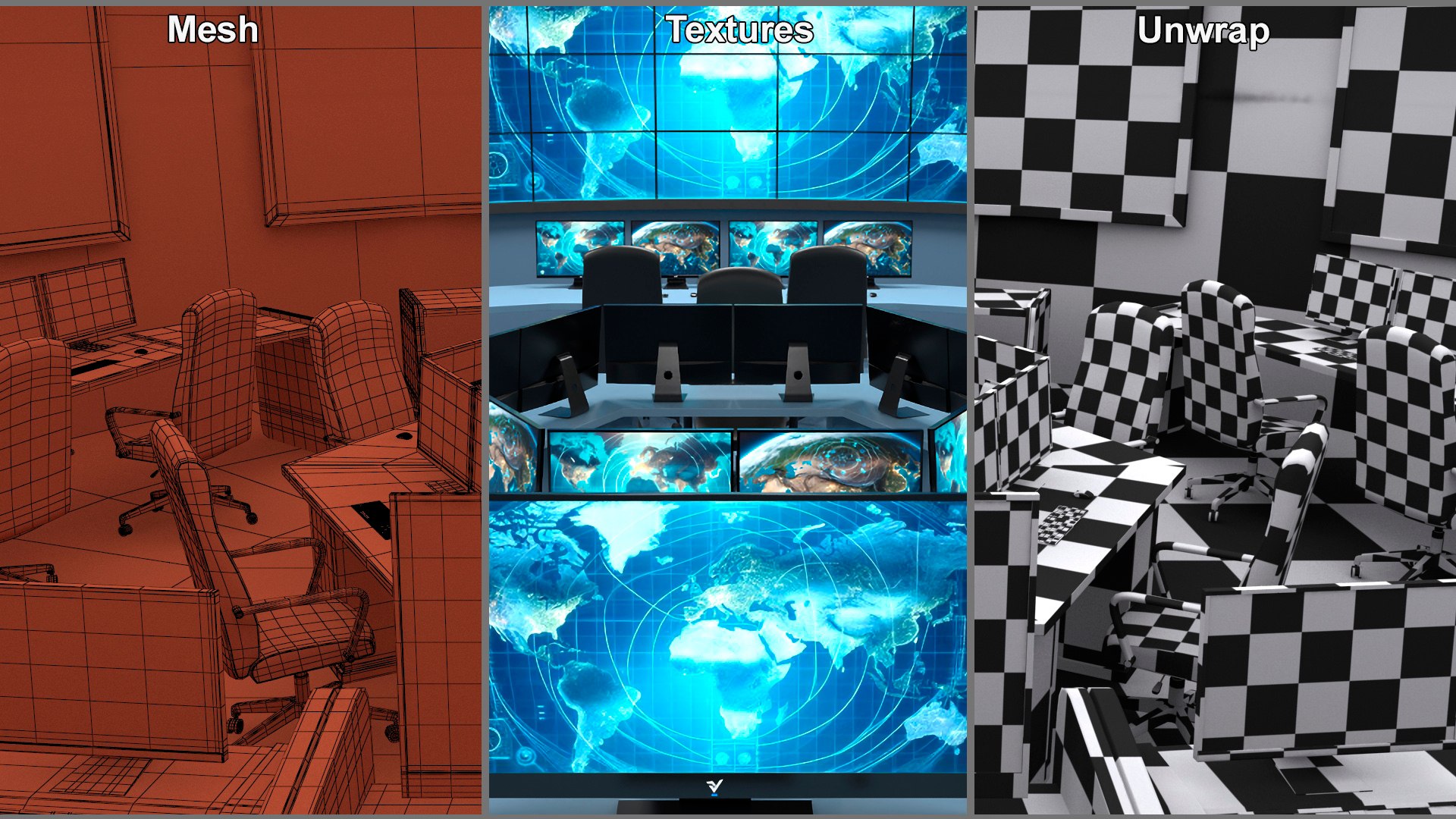 3D Military Command Center - TurboSquid 2267056