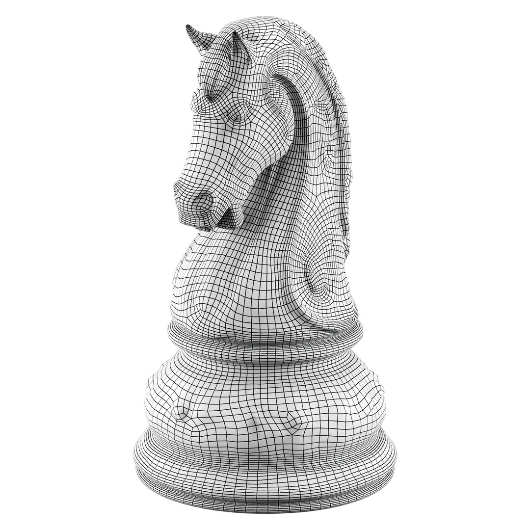 Horse Chess 3D Model - TurboSquid 2349152