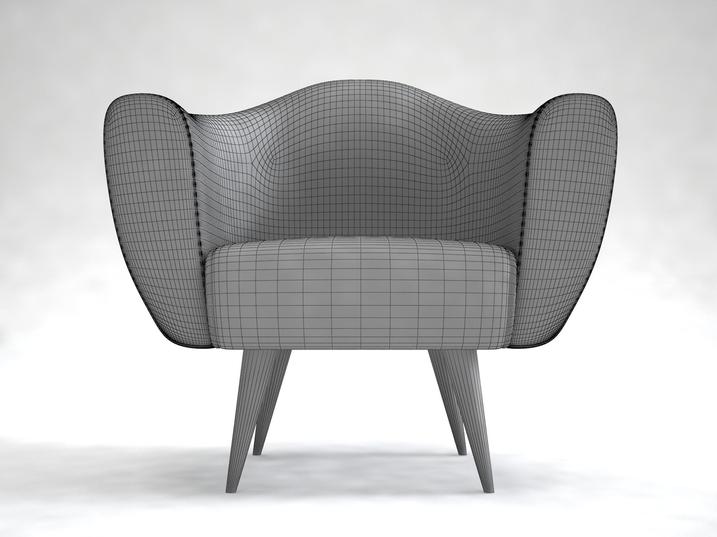 3D arm chair model - TurboSquid 1410809