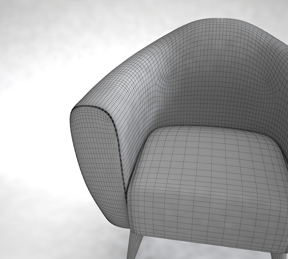 3D arm chair model - TurboSquid 1410809