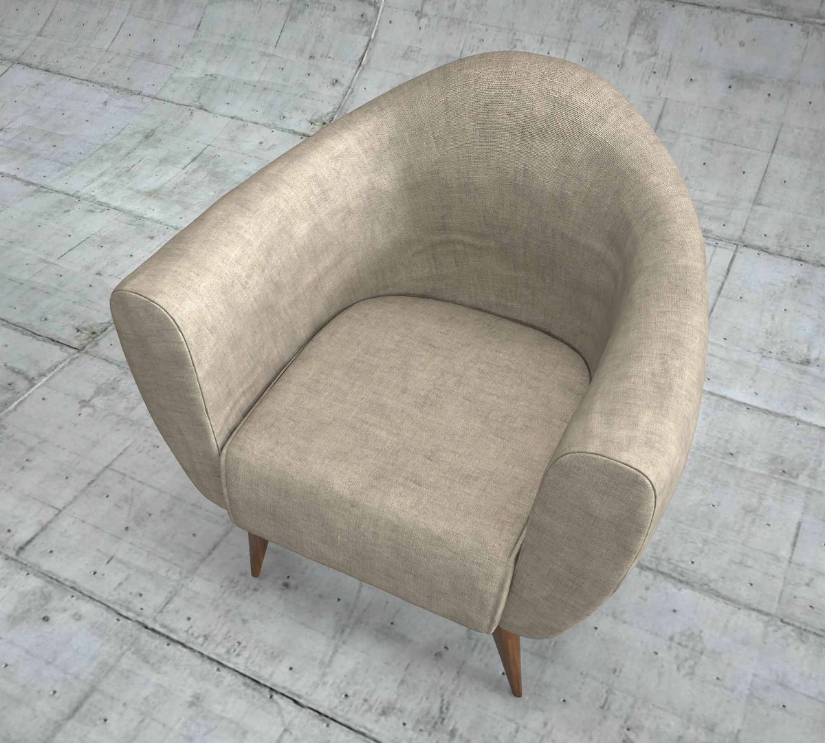 3D arm chair model - TurboSquid 1410809