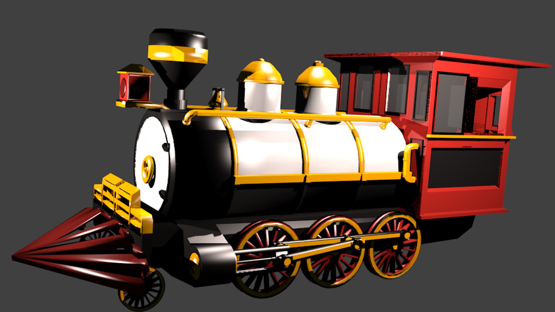 Free 3D Toy Train - TurboSquid 1403155