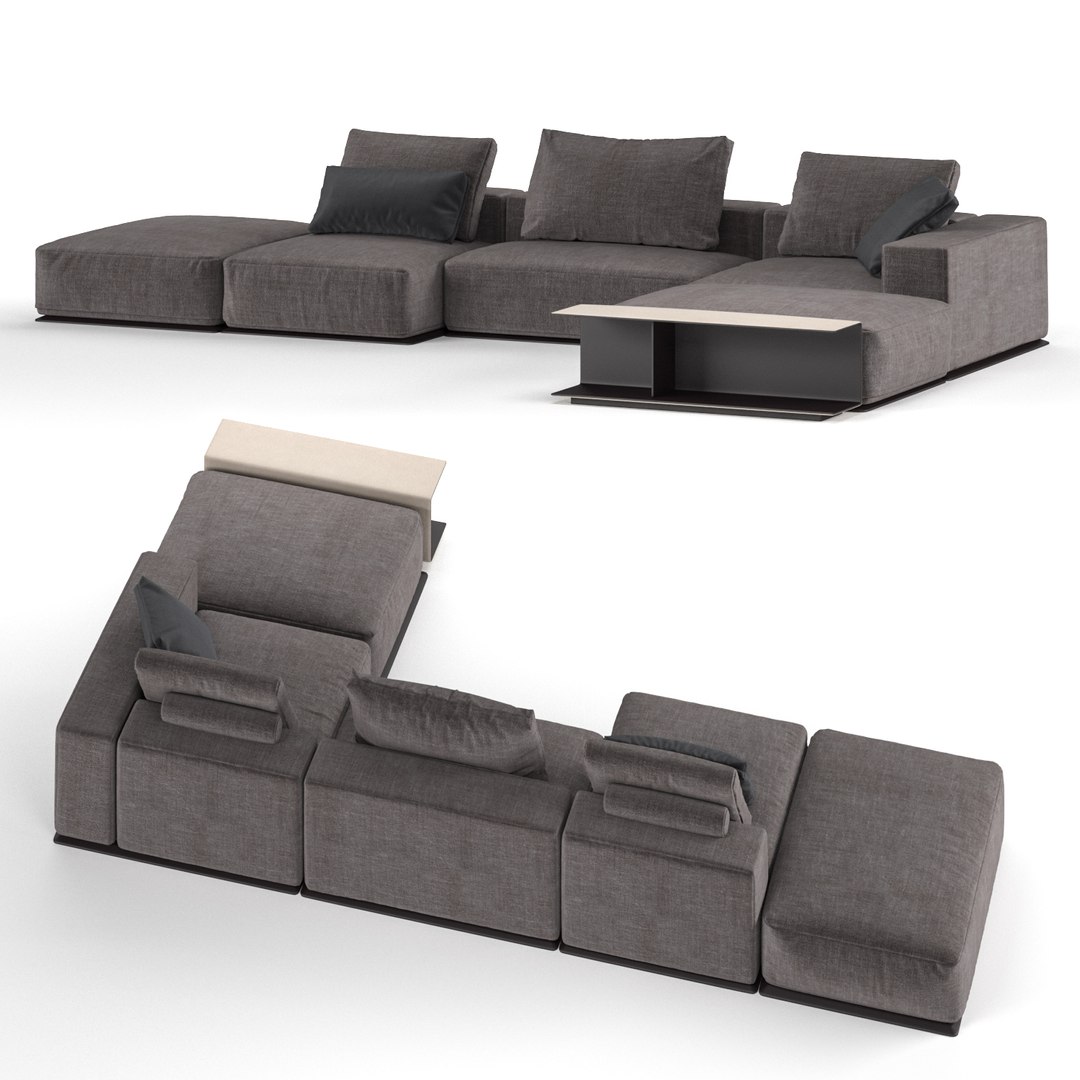 3D Poliform Westside Sofa - TurboSquid 1590842