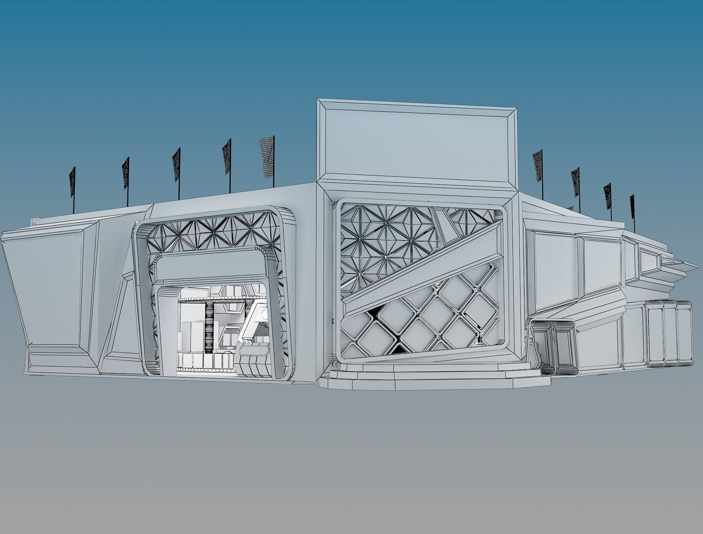 Stand Exhibition Booth 3D Model - TurboSquid 1676095