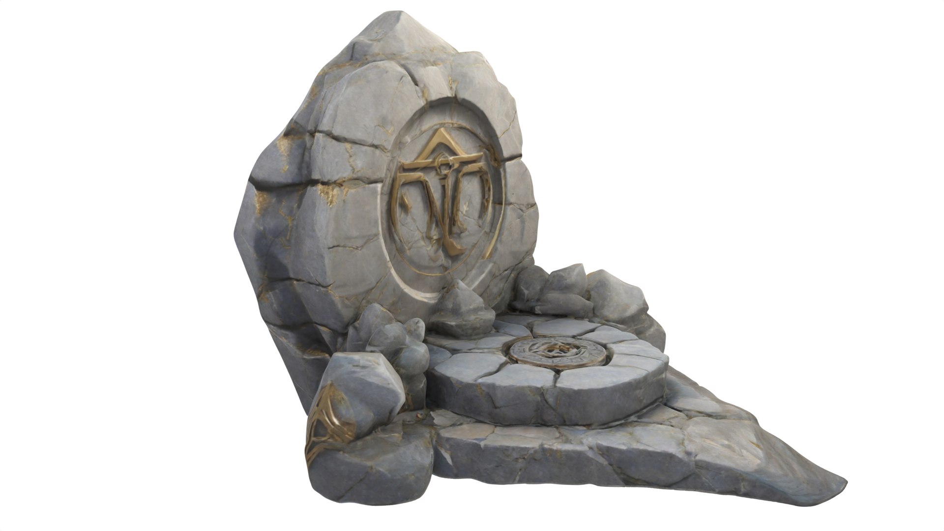 Stone Altar 04 3D - TurboSquid 2352616