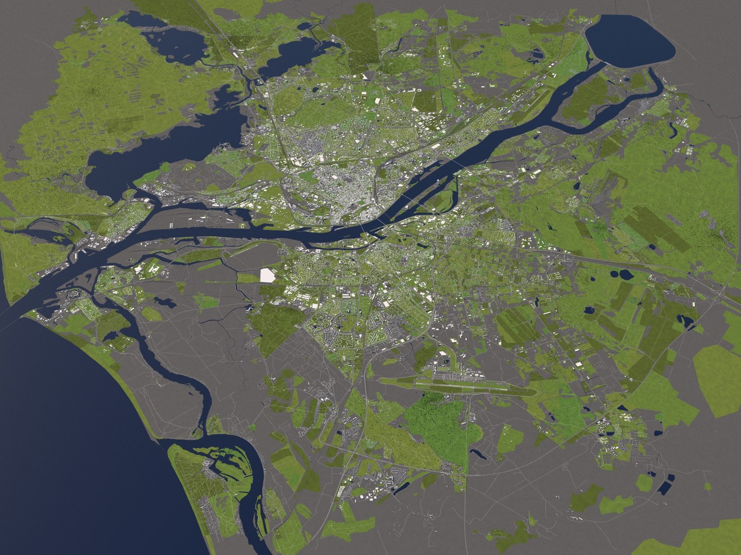 Buildings Houses Maps 3D Model - TurboSquid 1553353