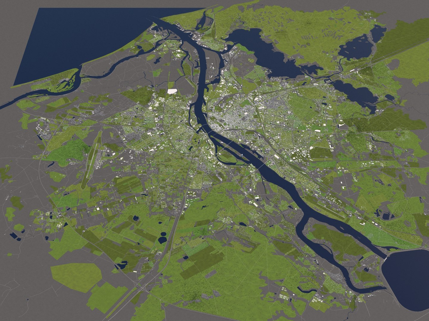 Buildings Houses Maps 3D Model - TurboSquid 1553353
