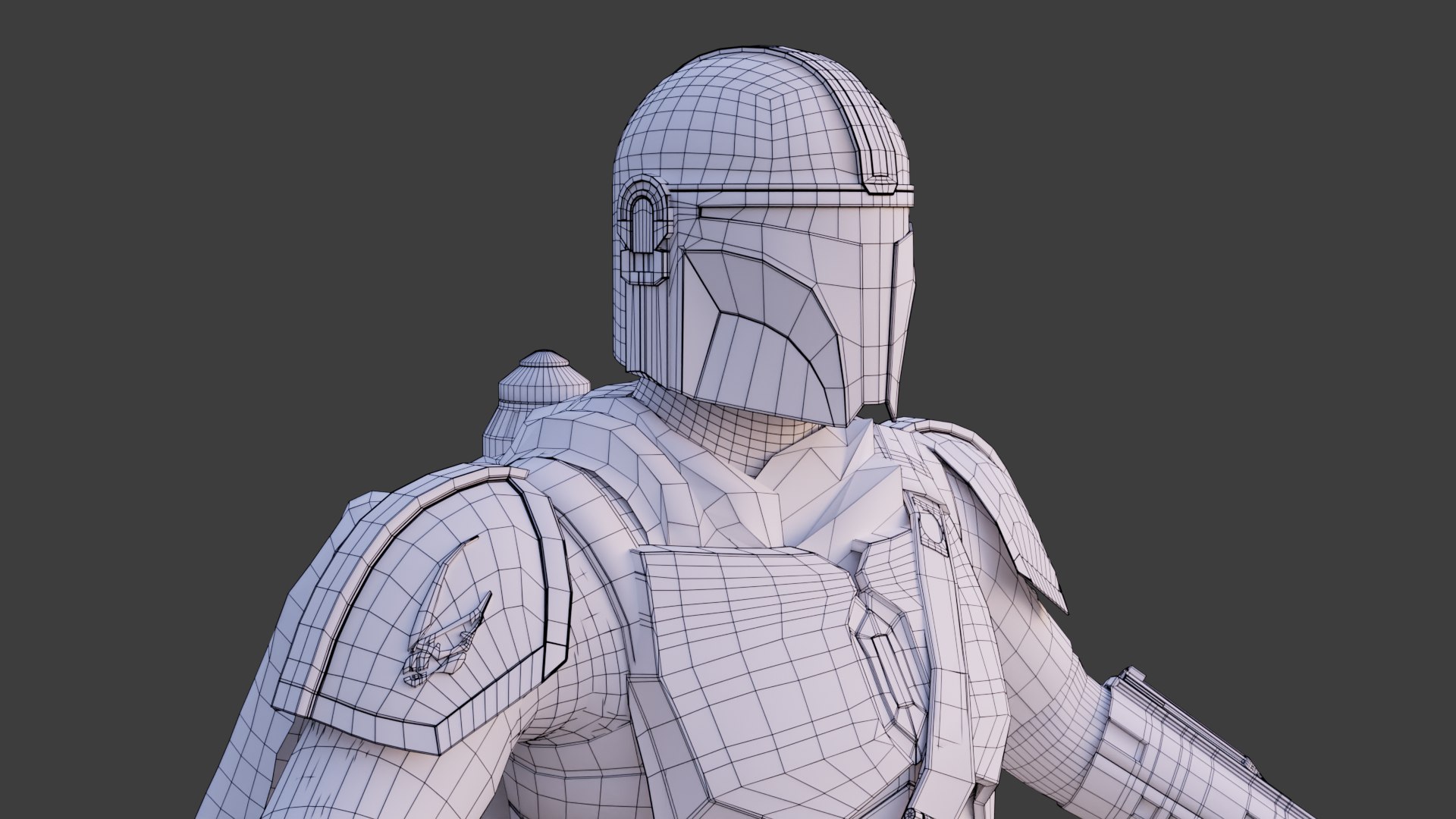 Mandalorian 3D Model - TurboSquid 1669985
