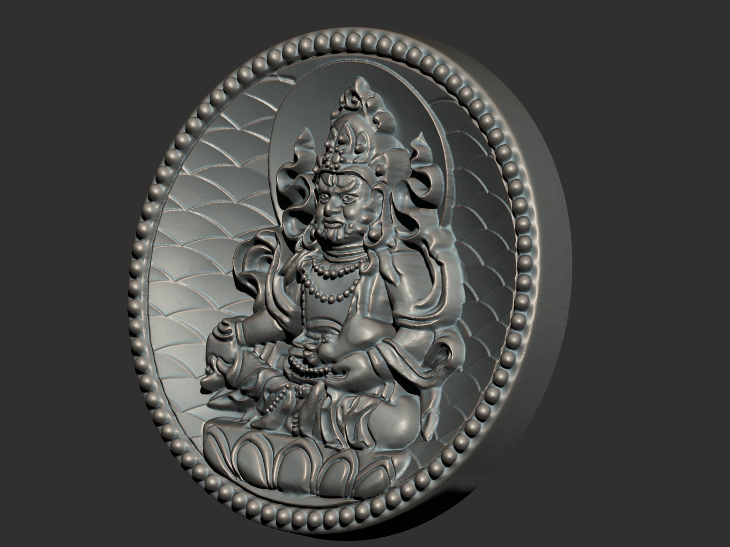 Tibetan Buddha 3D Model - TurboSquid 2040301