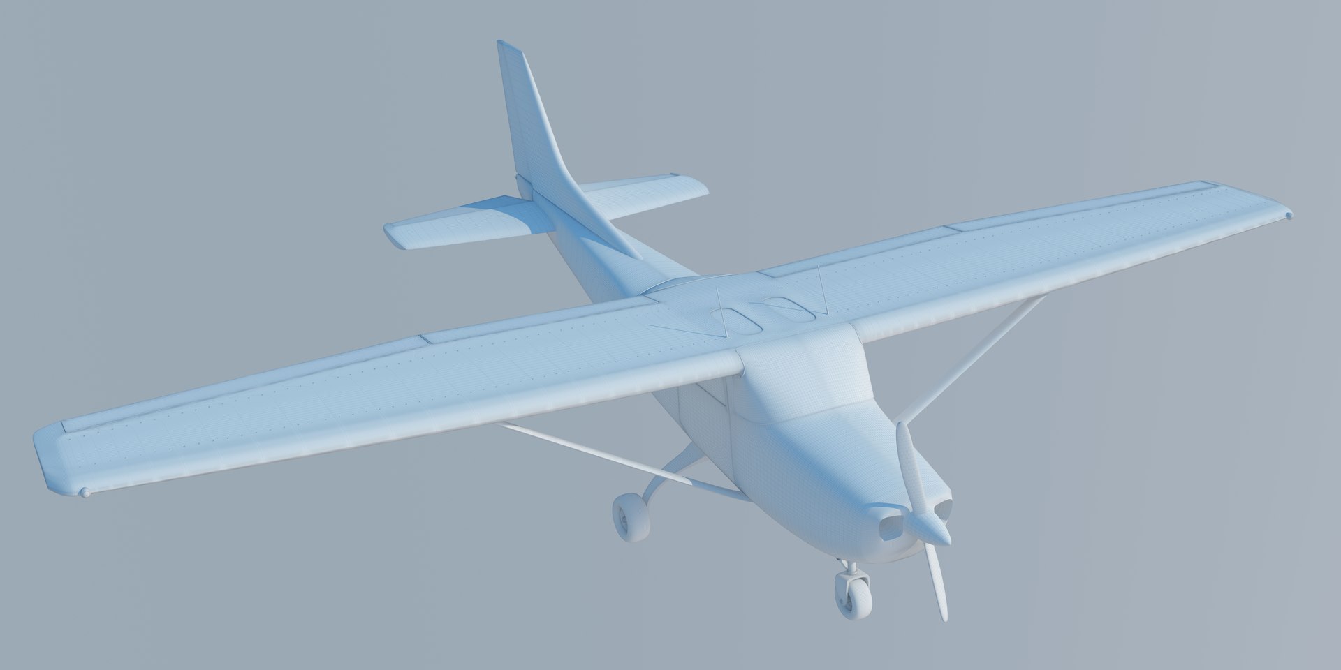 Cessna 172 3d Model