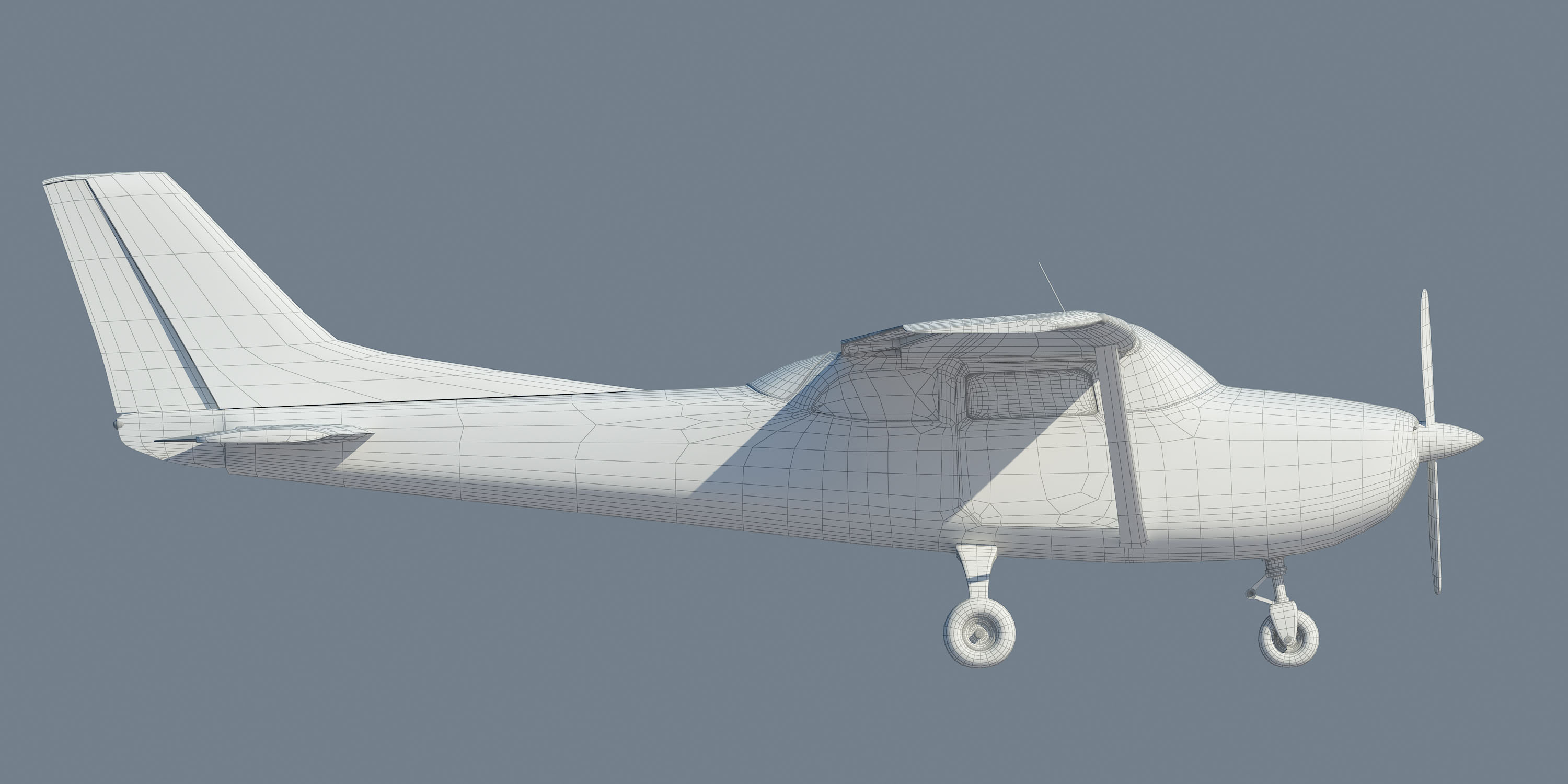 cessna 172 3d model