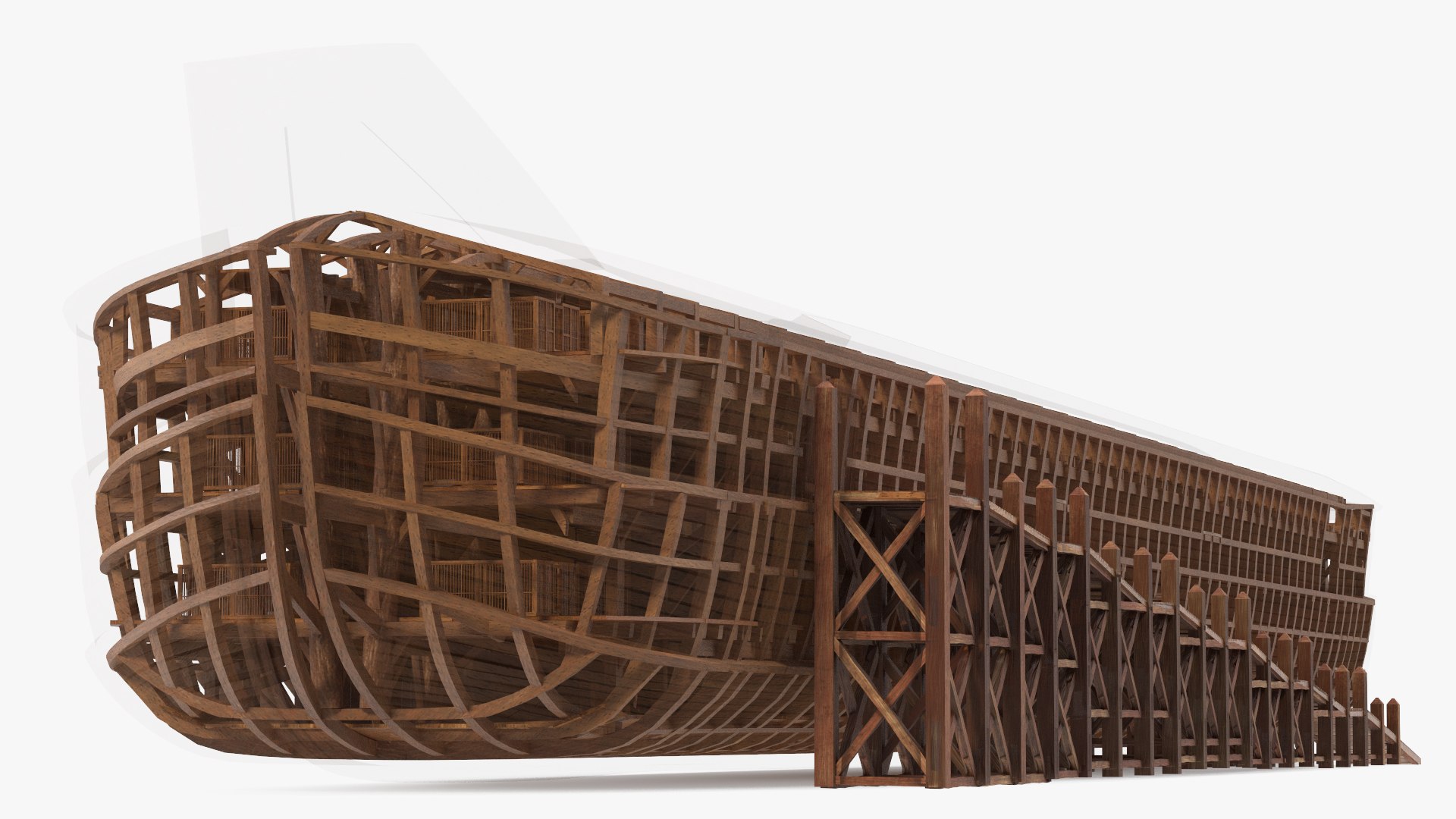 Noah Ark with transparency 3D model - TurboSquid 1772147