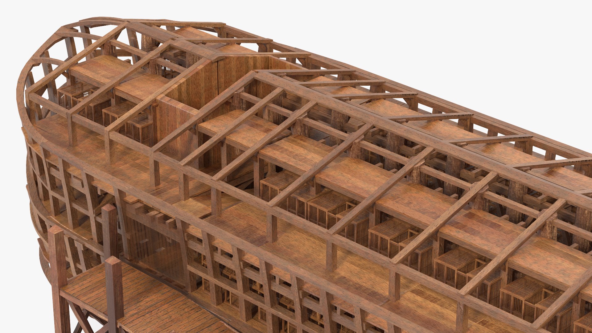 Noah Ark with transparency 3D model - TurboSquid 1772147