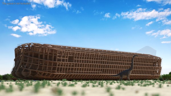 Noah Ark with transparency 3D model - TurboSquid 1772147