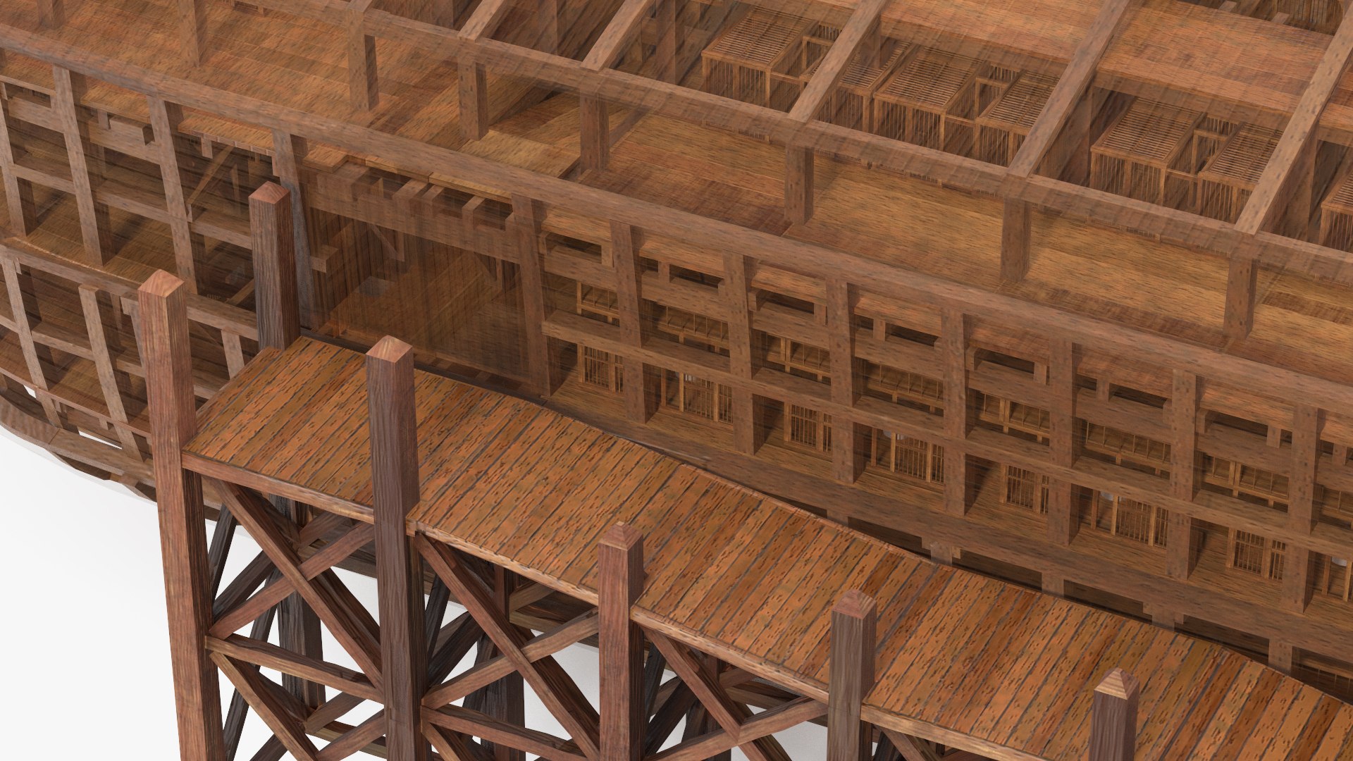 Noah Ark with transparency 3D model - TurboSquid 1772147