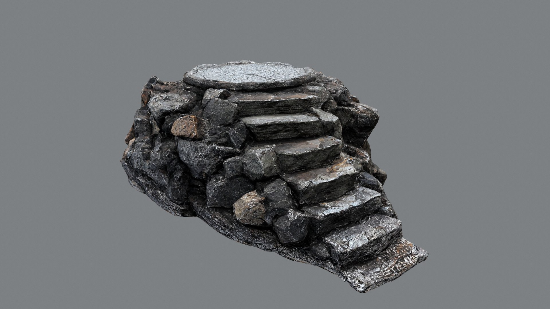 Temple Stairs 1 3D Model - TurboSquid 2191364