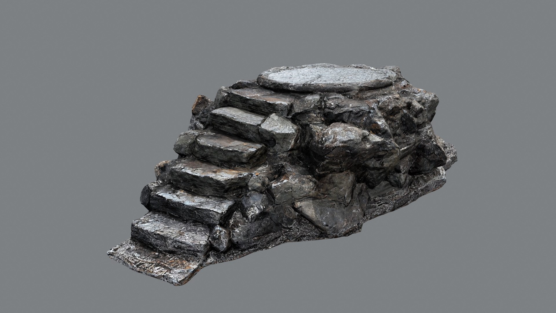 Temple Stairs 1 3D Model - TurboSquid 2191364