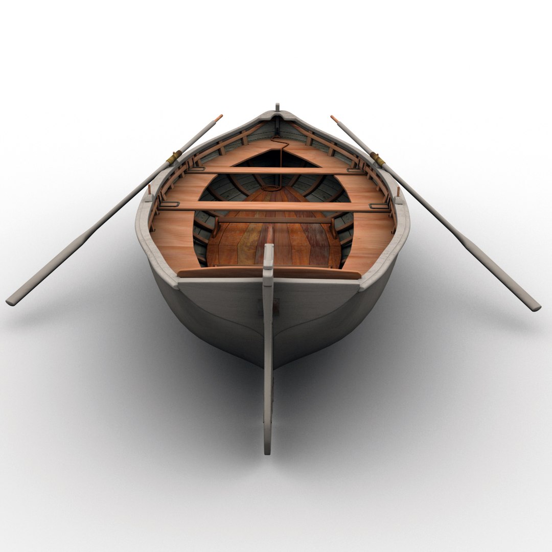 3D wooden row boats model - TurboSquid 1221456