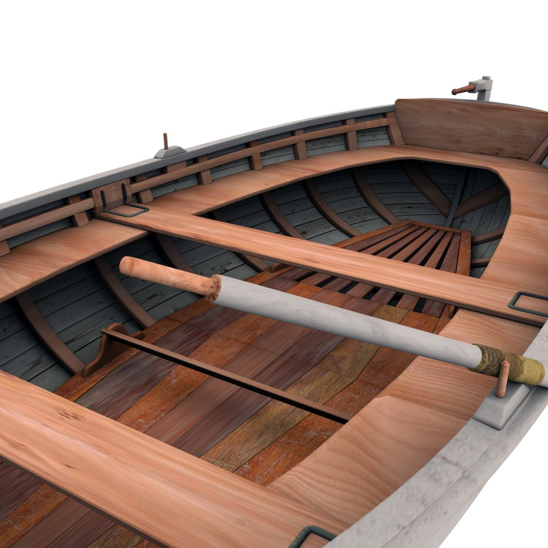 3D wooden row boats model - TurboSquid 1221456