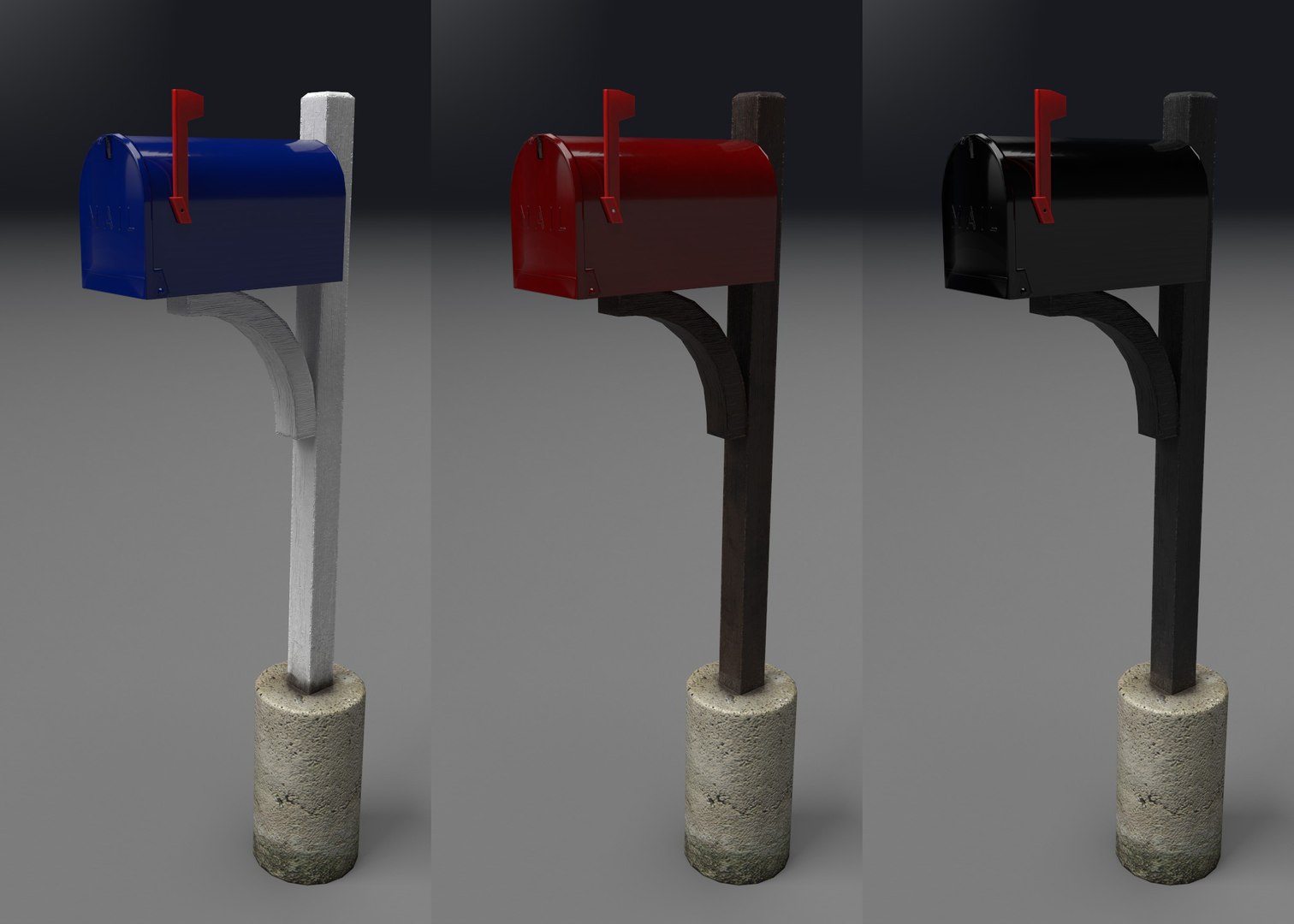 3D mailboxes box - TurboSquid 1634469