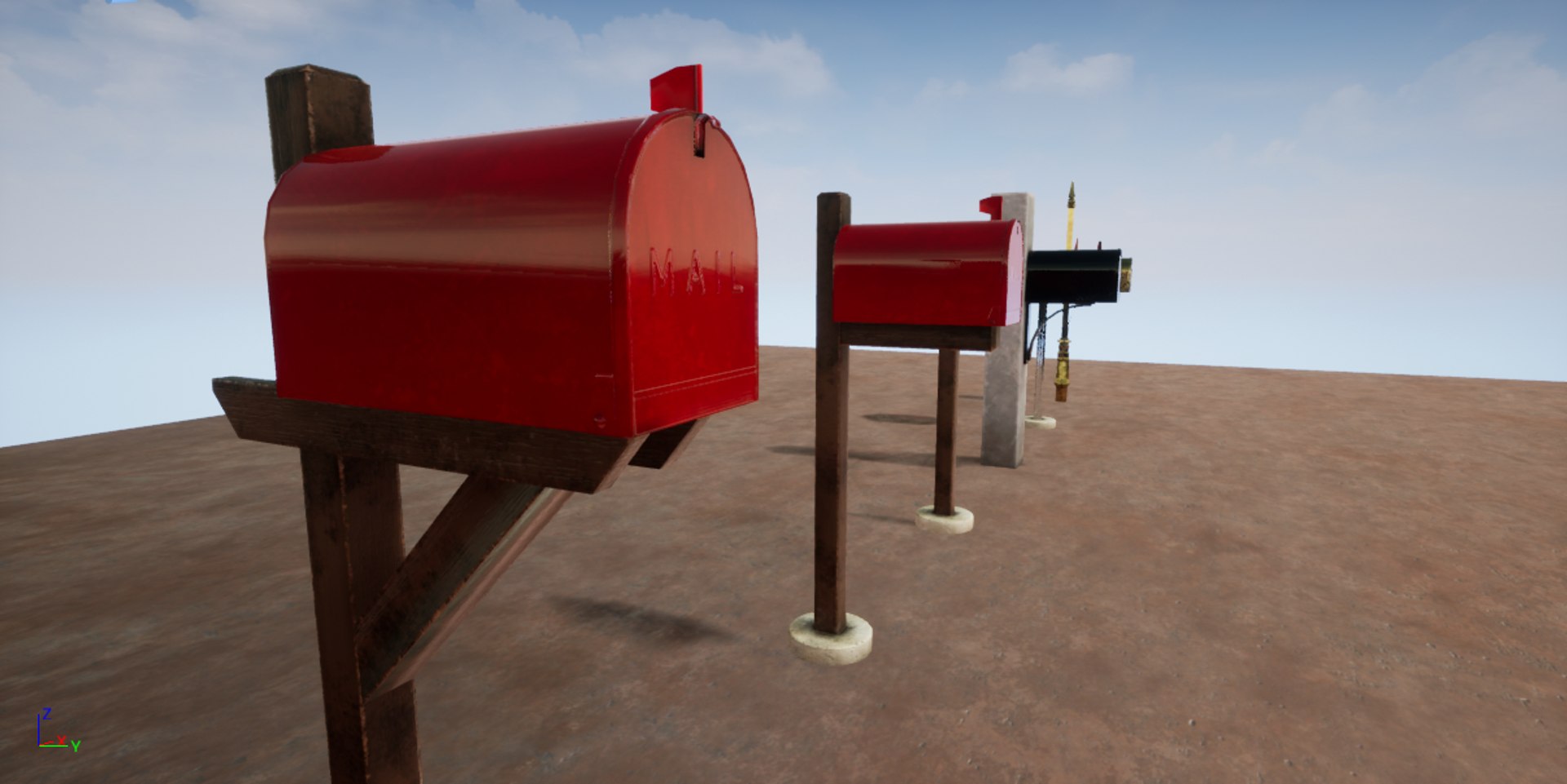 3D mailboxes box - TurboSquid 1634469